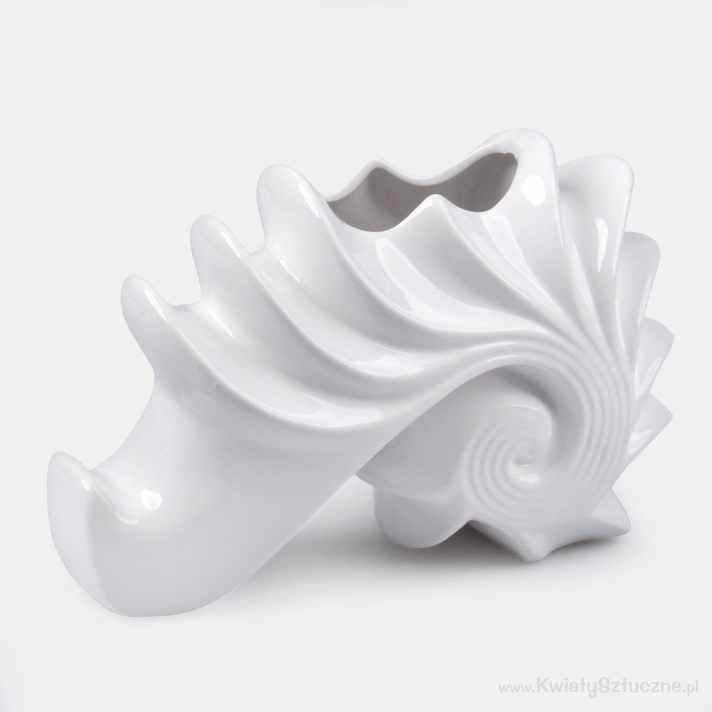 Wazon ceramiczny Muszla HD047 - Donice i Wazony