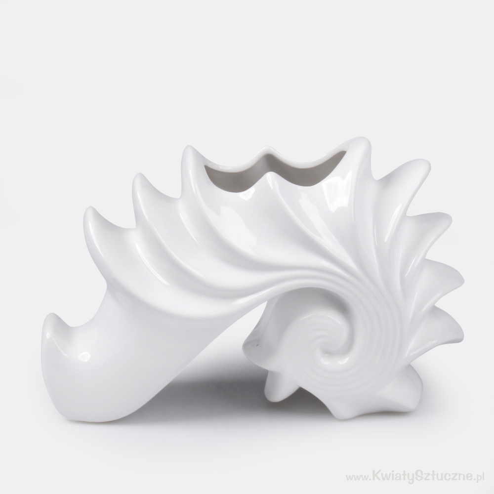 Wazon ceramiczny Muszla HD047 - Donice i Wazony