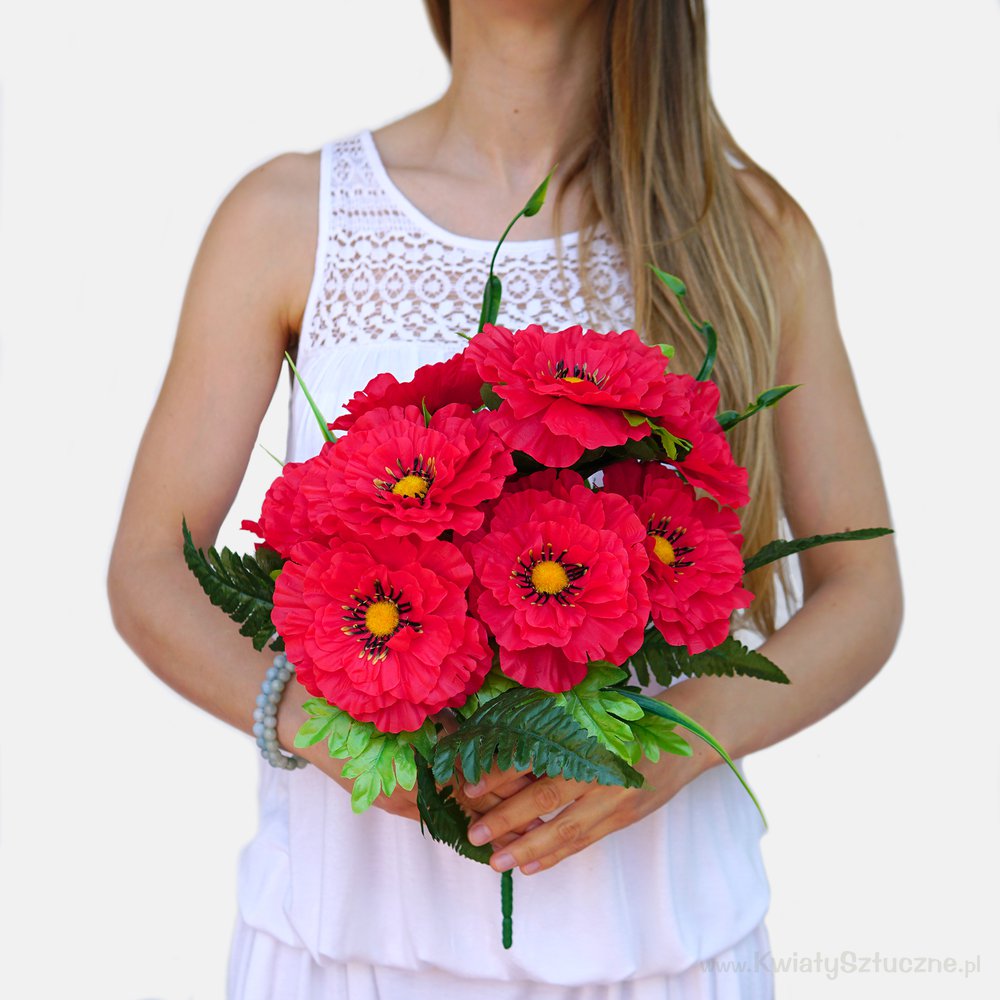 Mak X 10 QA106 Inny Sztuczny Bukiet Kwiatowy