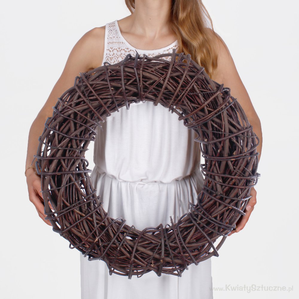 Wianek wiklinowy ciernisty 50 cm Y537G - Wianki z Roślin Suszonych