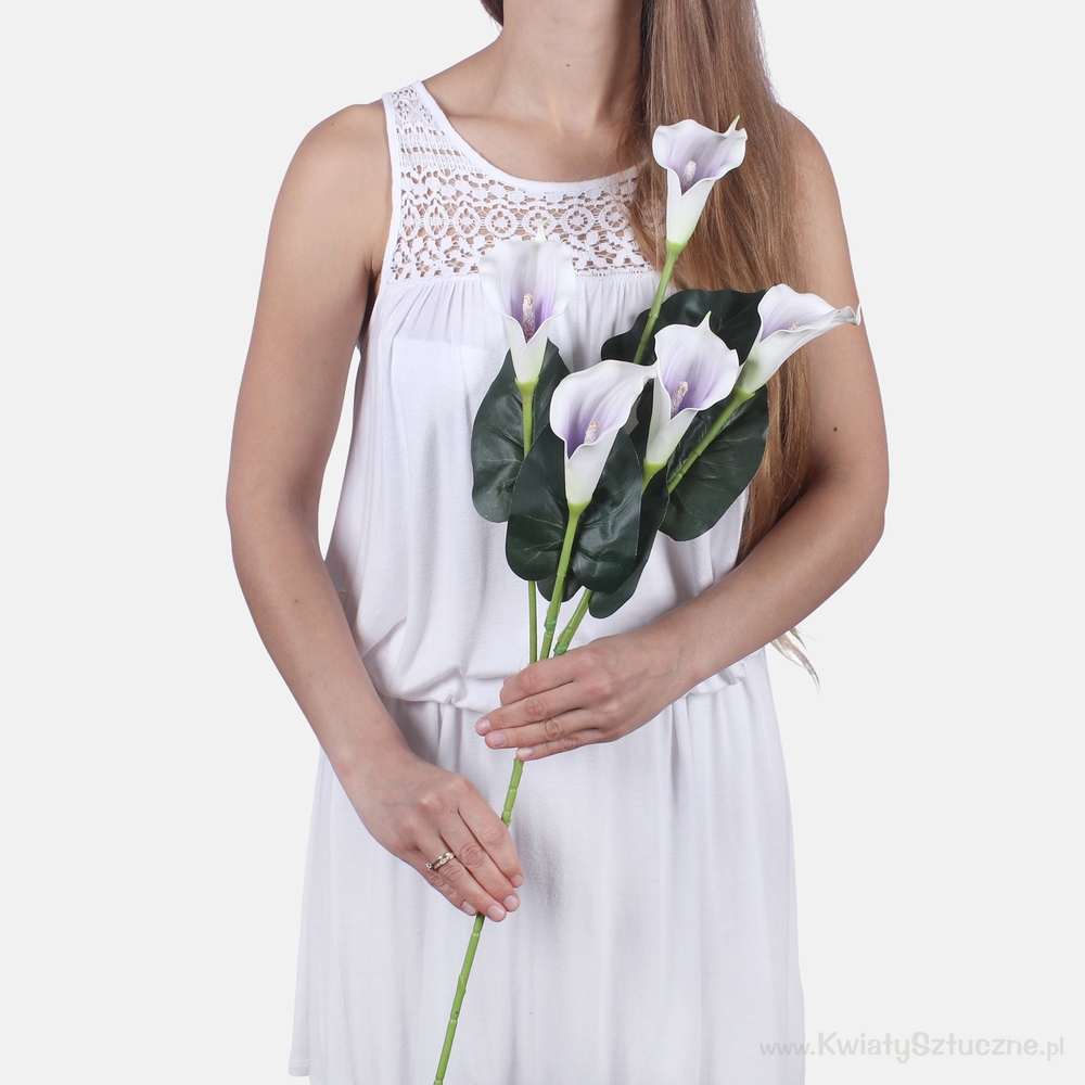 Kalla x 5 L862M - Inny Sztuczny Bukiet Kwiatowy