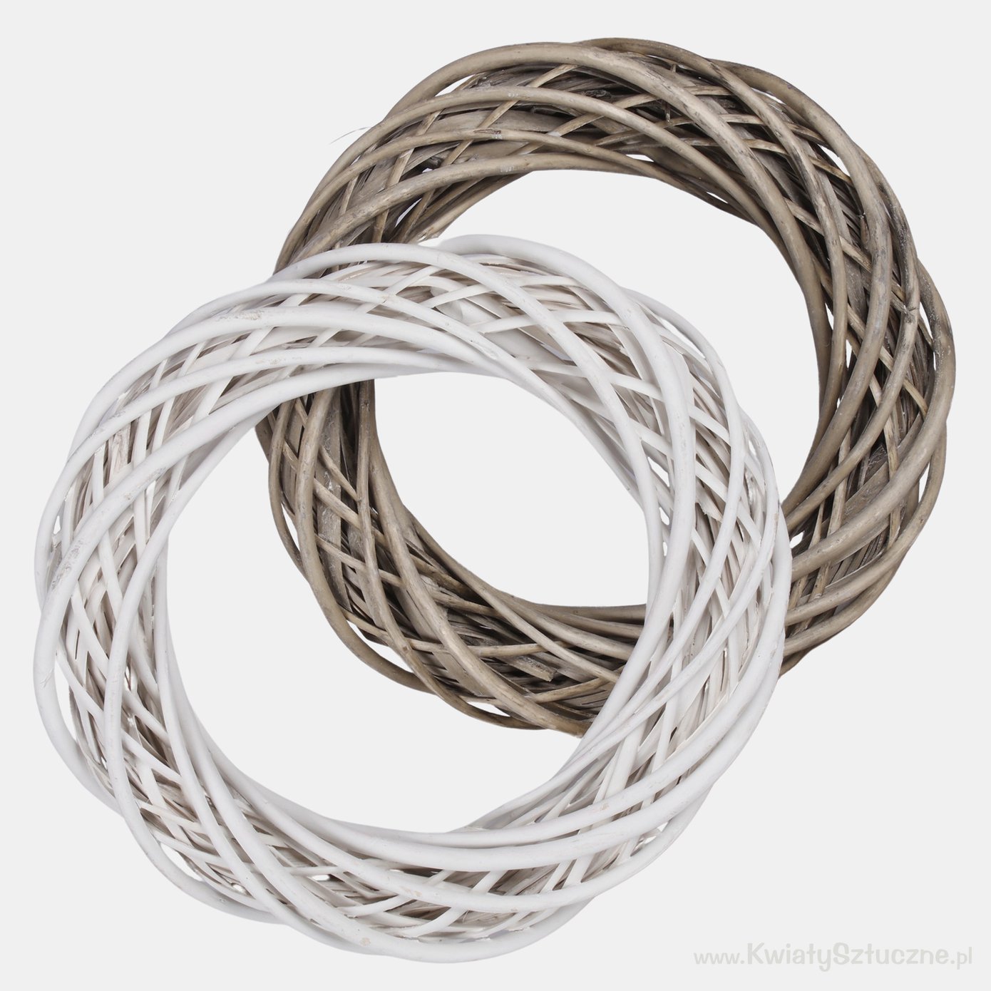 Wianek wiklinowy 35 cm Y458 - Wianki z Roślin Suszonych